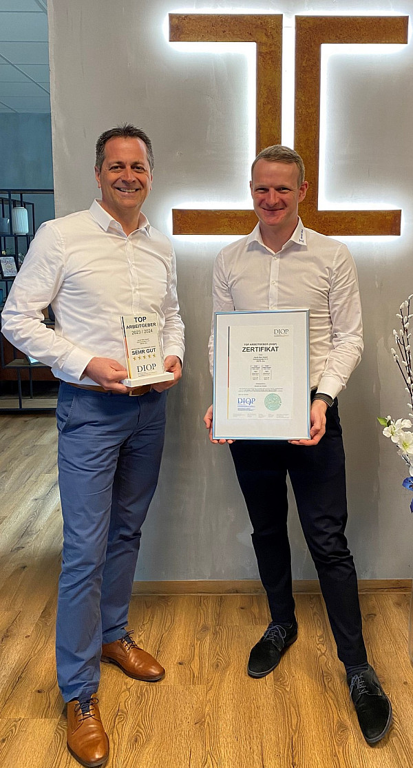 Jacob Bek GmbH als Top-Arbeitgeber zertifiziert